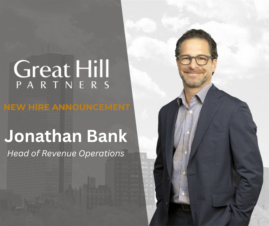 Great Hill Partners Appoints Jonathan Bank as Head of Revenue Operations | News | Great Hill ...